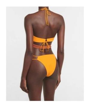 NENSI DOJAKA Ruched Halterneck Bikini Top