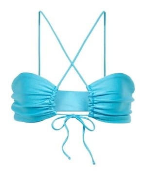 ZANELLATO Livi Crossover Bikini Top - Blue