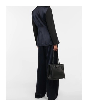 FERRAGAMO Tie-neck Satin Blazer