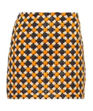 Dodo Bar Or Leather Miniskirt - Black
