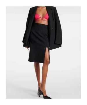 NENSI DOJAKA Tie-trimmed Gabardine Bra