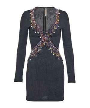 CHRISTOPHER KANE Embellished Minidress - Black