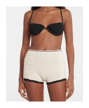 Magda Butrym Crocheted Cotton-blend Bra