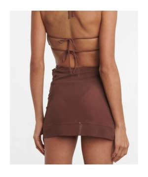 NENSI DOJAKA Asymmetric Wrap Miniskirt