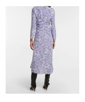 Isabel Marant Étoile Telima Paisley Silk Midi Dress