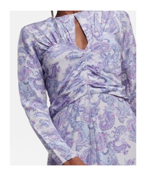 Isabel Marant Étoile Telima Paisley Silk Midi Dress