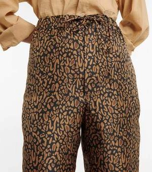 Nanushka Printed Silk Pants