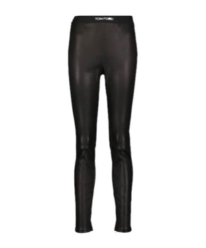 TOM FORD Leather Leggings - Black