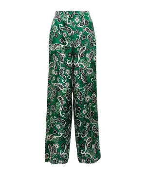 Dorothee Schumacher Wide Leg Casual Pants - Green