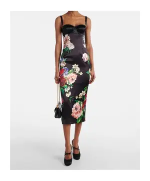 Dolce & Gabbana Floral Midi Dress
