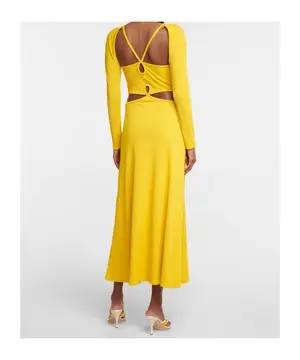 Christopher Esber Openwork Ribbed Knit Dress