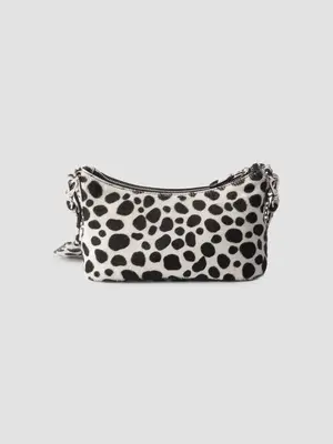 Prada Printed Calf Hair Mini Shoulder Bag