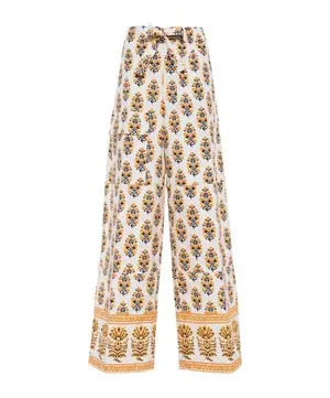 Dries Van Noten Printed High-waisted Pants - Multicolor