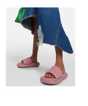 J.W.ANDERSON Embellished Leather Slides