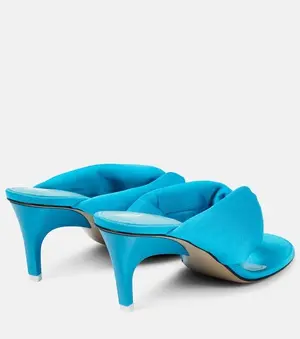 Attico Rem Satin Thong Sandals