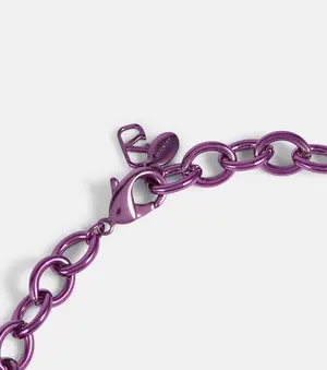 Valentino Garavani Vlogo Embellished Chainlink Choker