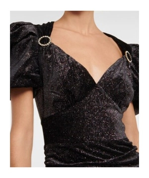 Rebecca Vallance Moon River Puff-sleeve Mini Dress