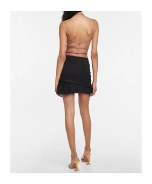 NENSI DOJAKA Cutout Tulle Bodysuit