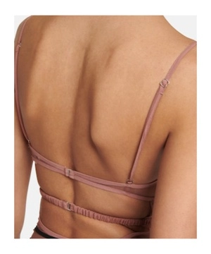 NENSI DOJAKA Cutout Tulle Bodysuit