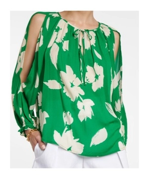 Velvet By Graham & Spencer Vikki Printed Blouse