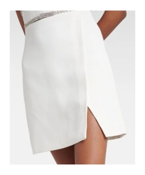 SELF-PORTRAIT Embellished Crêpe Minidress