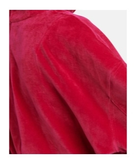 Amiri Cropped Velour Hoodie