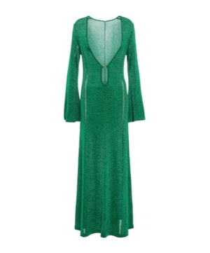 Dodo Bar Or Metallic Knit Maxi Dress - Green