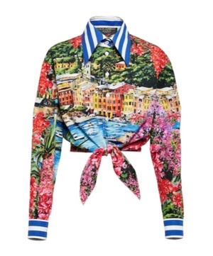 Dolce & Gabbana Printed Cotton Shirt