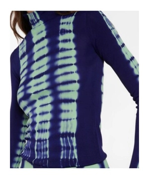 Proenza Schouler Tie-dye Turtleneck Top