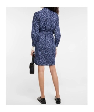 A.p.c. Pixie Floral Cotton Shirt Dress