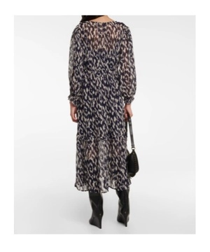 Velvet By Graham & Spencer Kendra Printed Georgette Midi Dress