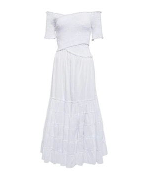 Poupette St Barth Soledad Midi Dress - White