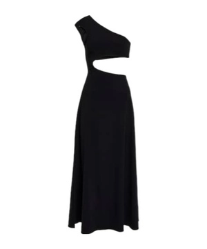 Dodo Bar Or Sheryl One-shoulder Cutout Maxi Dress - Black