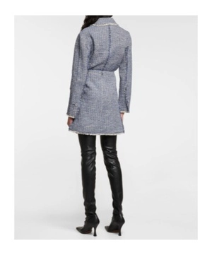 Proenza Schouler White Label Tweed Miniskirt