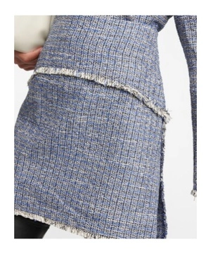 Proenza Schouler White Label Tweed Miniskirt