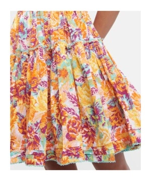 Poupette St Barth Aurora Floral Cotton Minidress