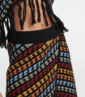 Dodo Bar Or Jones Fringe-trimmed Midi Skirt