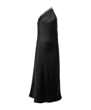 Dodo Bar Or Diana Crystal-embellished Midi Dress - Black