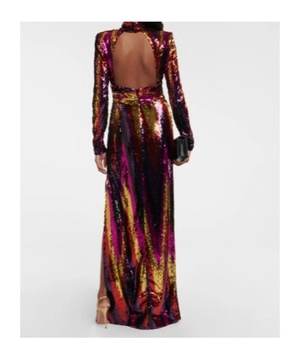 Rebecca Vallance Kaia Zig-zag Gown