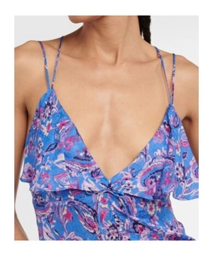 Isabel Marant Étoile Paysa Printed Silk-blend Midi Dress