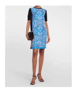 Tory Burch Silk And Wool Minidress