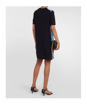 Tory Burch Silk And Wool Minidress