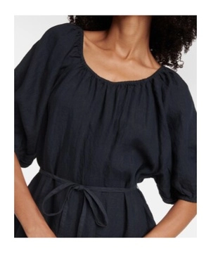 Velvet By Graham & Spencer Elly Off-shoulder Cotton Midi Dress