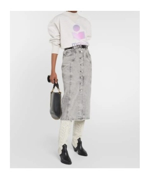 Isabel Marant Étoile Vandy Denim Midi Skirt