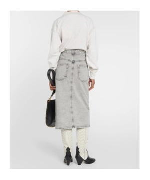 Isabel Marant Étoile Vandy Denim Midi Skirt