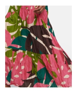 Velvet By Graham & Spencer Lydia Printed Cotton And Silk Maxi Skirt
