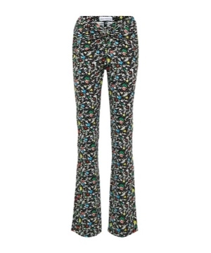 Rabanne Printed High-rise Crêpe Pants