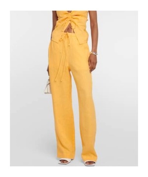 Nanushka Straight-leg Linen Pants