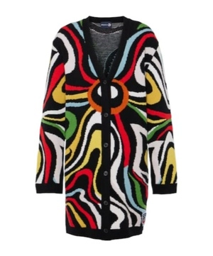 Emilio Pucci Ribbed Knit Cardigan - Black