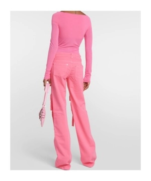 Blumarine Low-rise Denim Cargo Pants